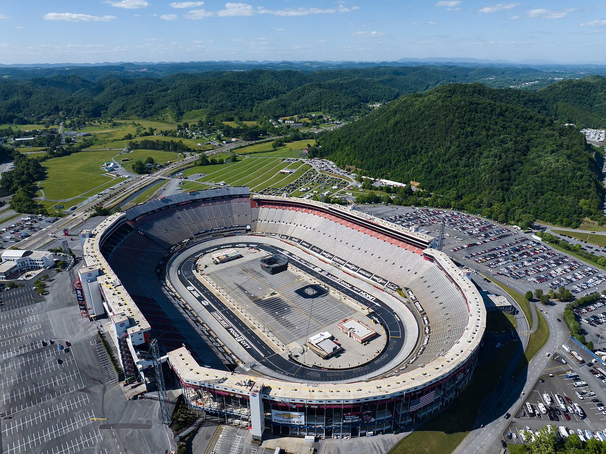 View From Bristol Motor Speedway NASCAR Playoffs Elimination Race At