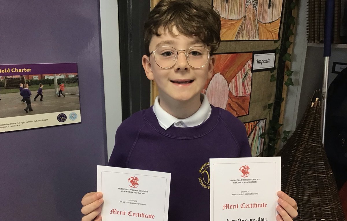 Alex Timpson ARC Attachment Award | Whitefield Primary School