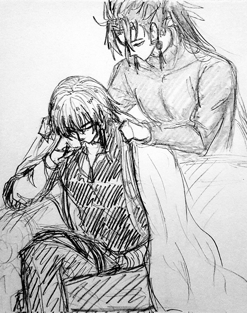 「#geshuyan 🐉: Dont sleep here, General... 📿: Mm... call me」(not) Sall ...