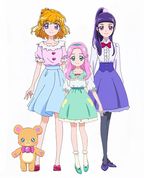 Precure Mirai Days~ What an adorable family! Just kid with her moms and ...