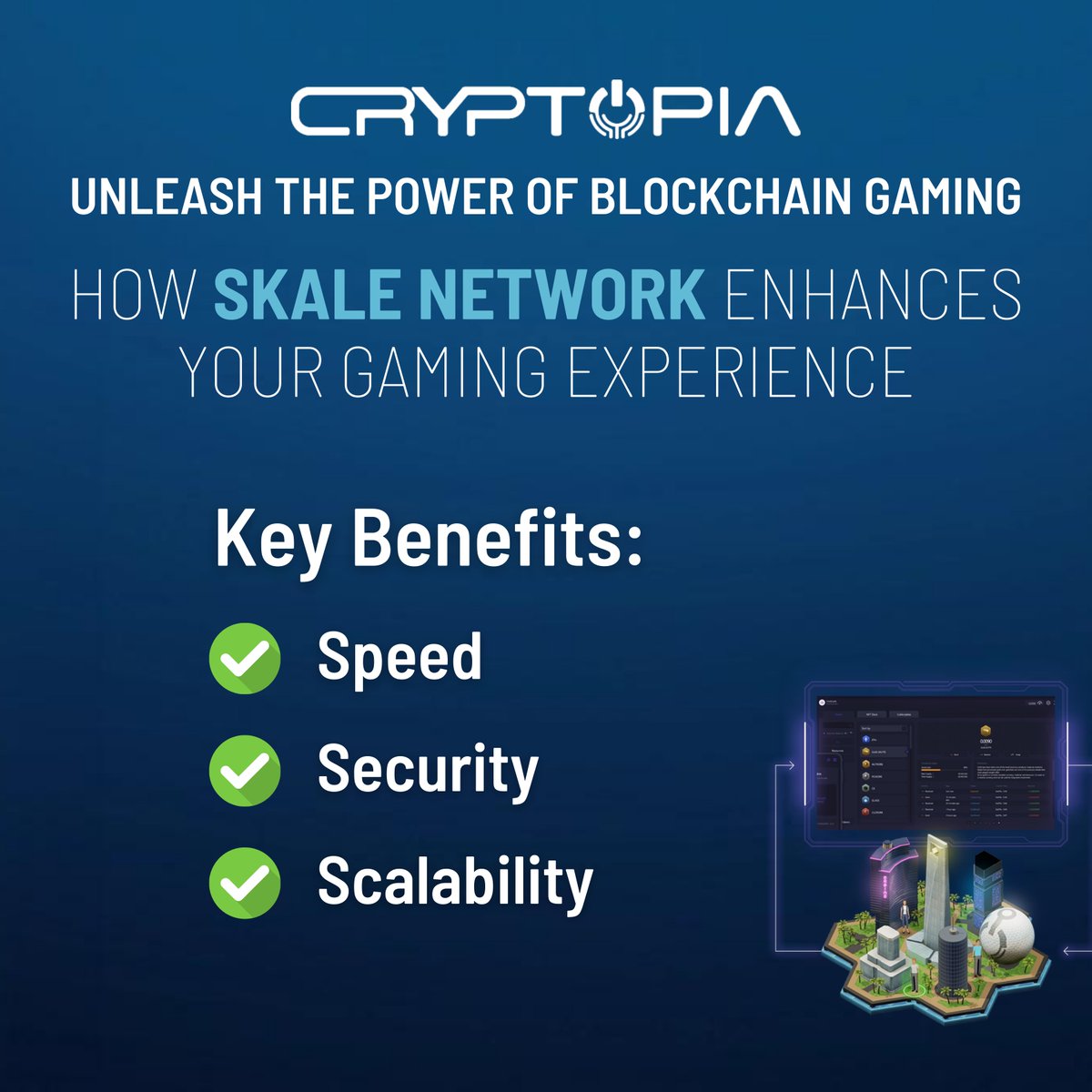 Fortify your gameplay with @skalenetwork 's cutting-edge blockchain tech. With lightning fast ...
