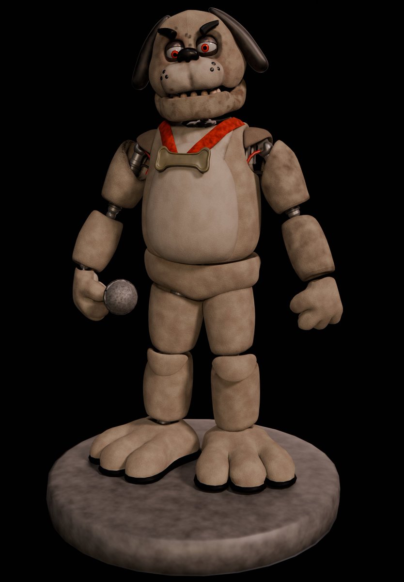 Fnaf Sparky The Dog Action Figure