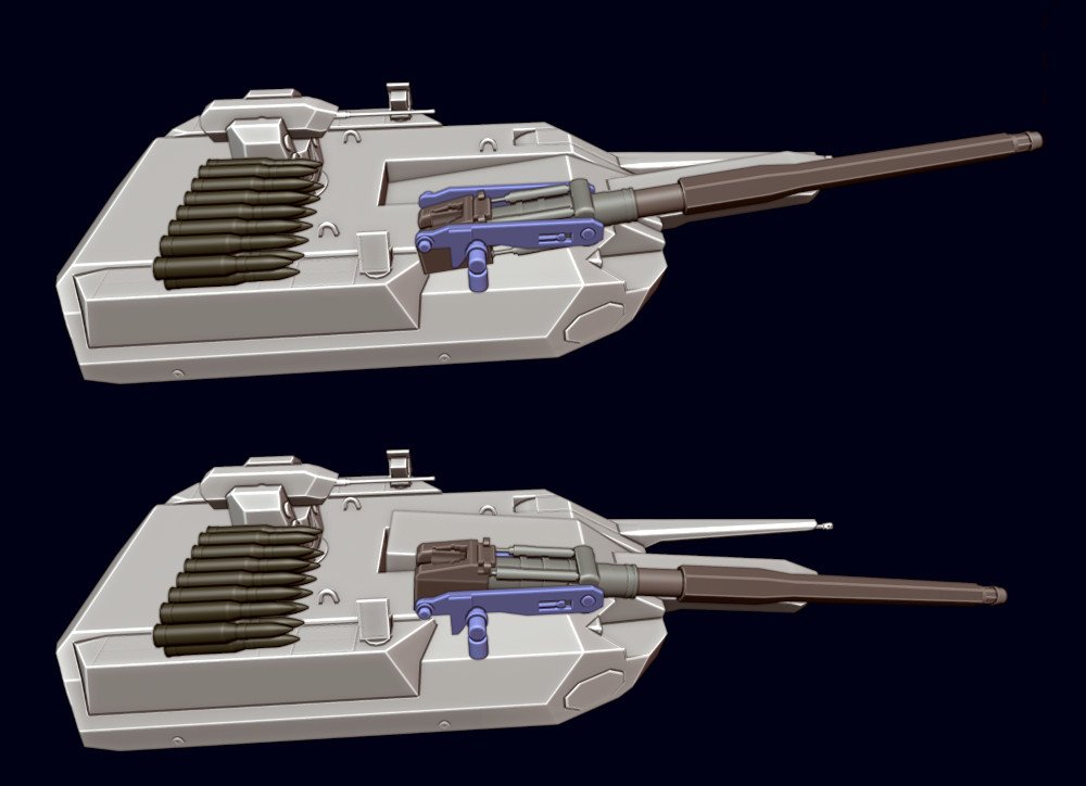 Rheinmetall Panther 2 KF51 Tank with 130mm [autogun 8031.459]