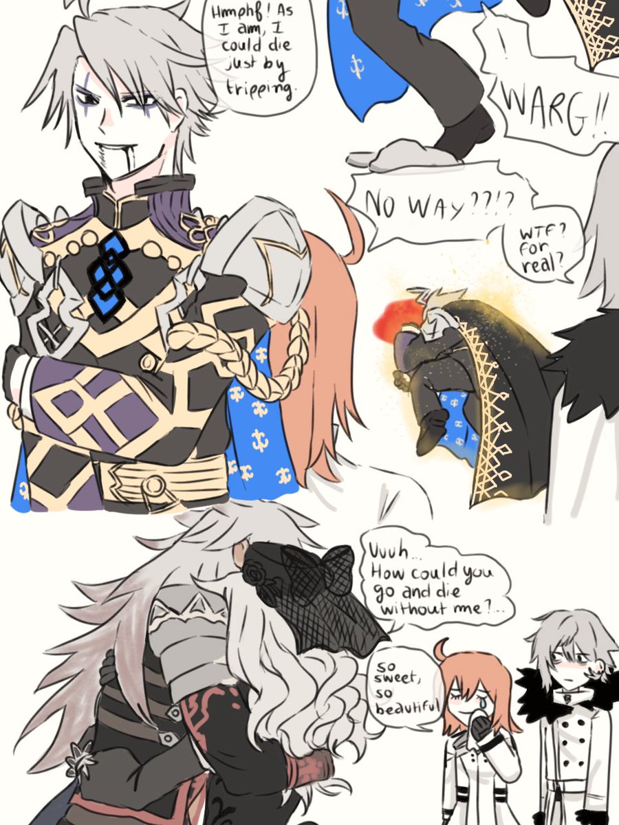 「A bit of school AU from a Tumblr request #FGO #FGOラジオ 」Lyospheの漫画