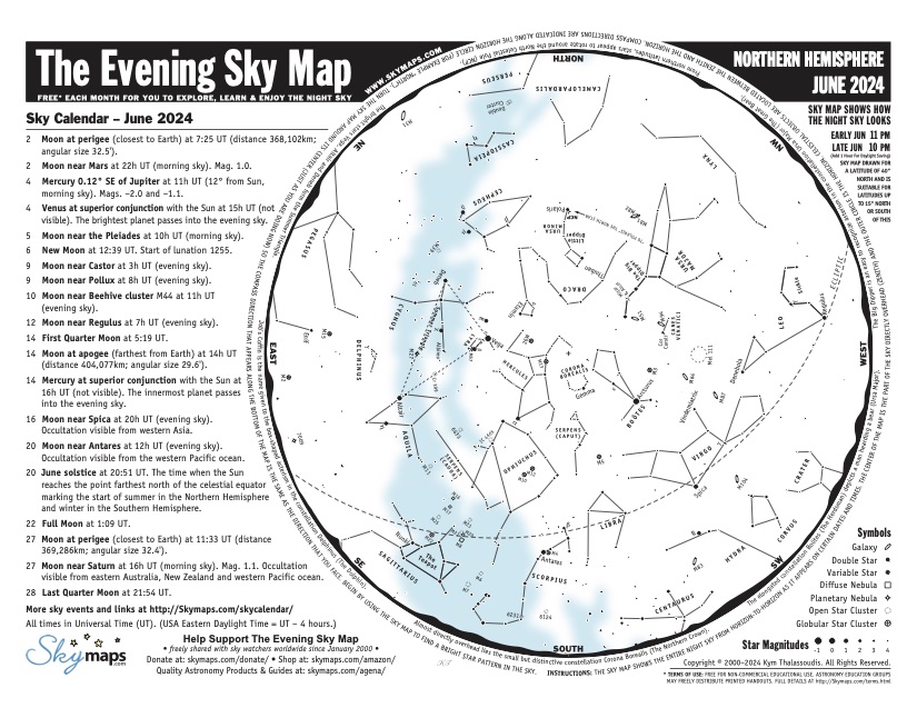 East Of Sky Maps Astronomy Today Sky Map.org علم الفلك