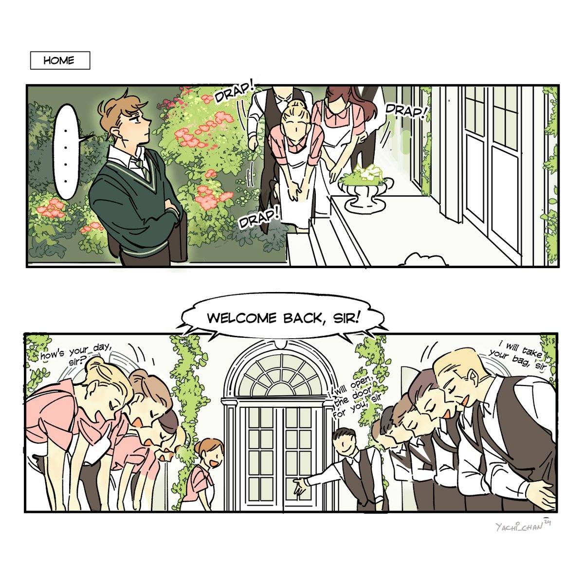 「open the door swap roles 🚪 」Yachi Chan 🍉 | Vgen comm openの漫画