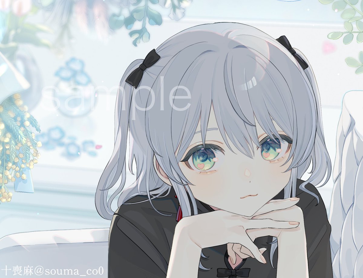 「猫麦とろろさん(@ tororo_vtuber )の4周年記念に描かせていただき」|喪麻のイラスト