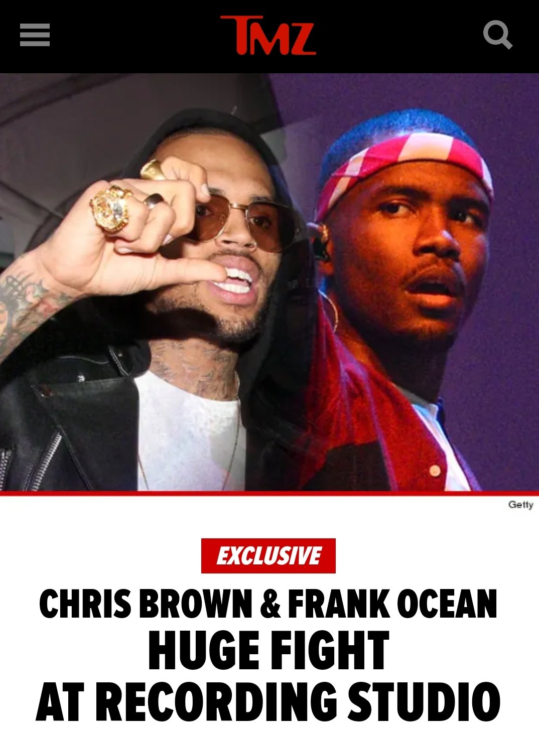 Frank Ocean Y Chris Brown