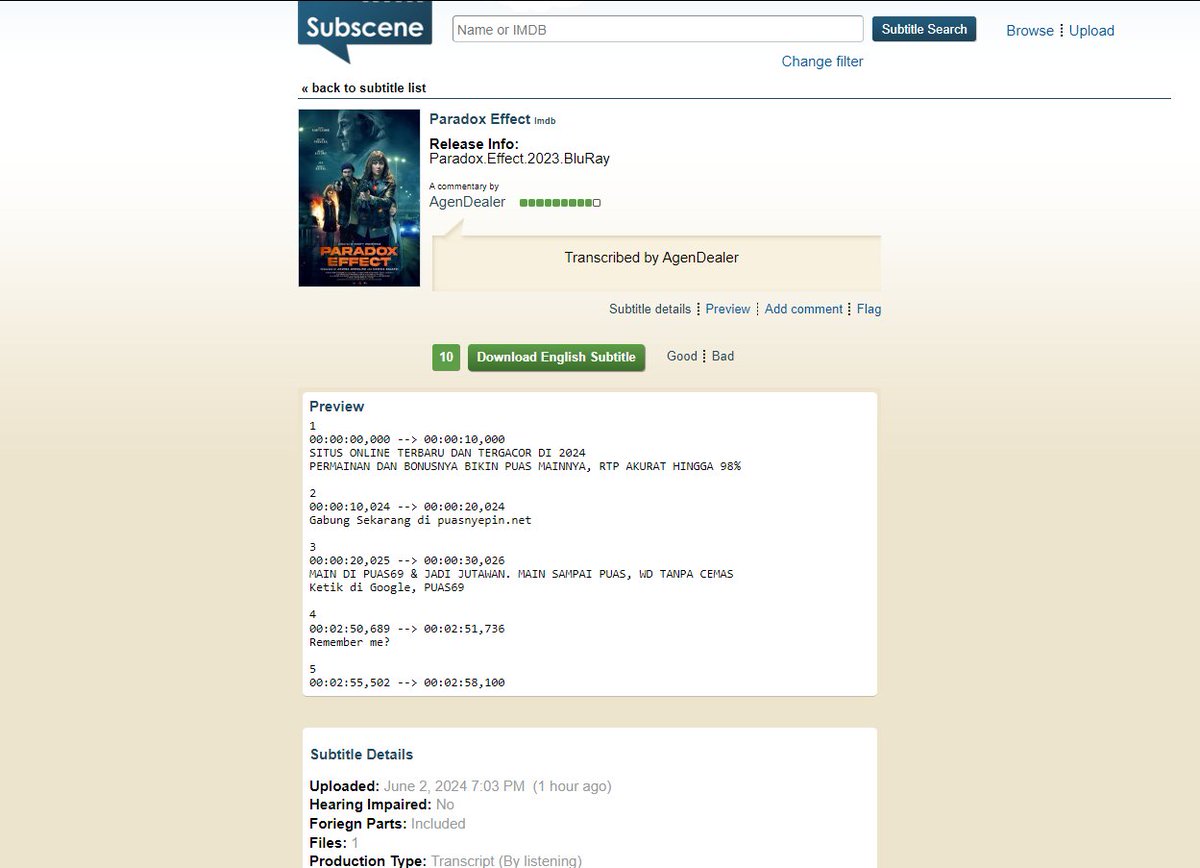 Subscenes Browser 15 Best Free Subtitles Download Sites For Movies And