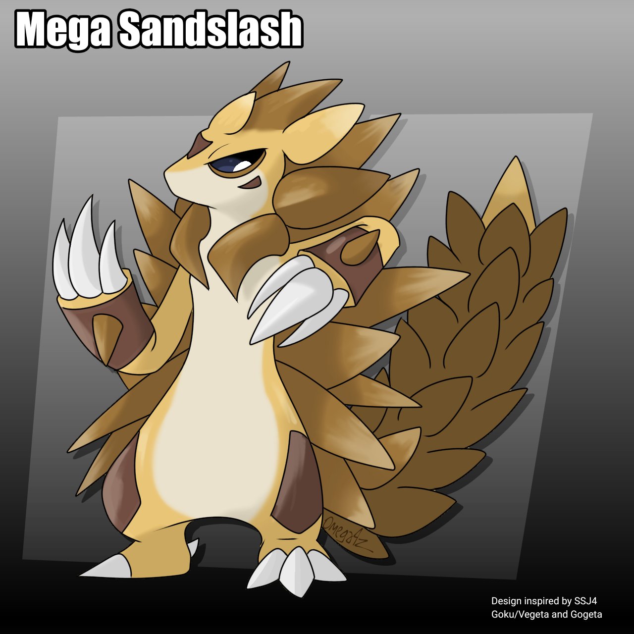 Sandslash Mega Evolution Sandslash Ver.1 By OTAMA - Fur Affinity
