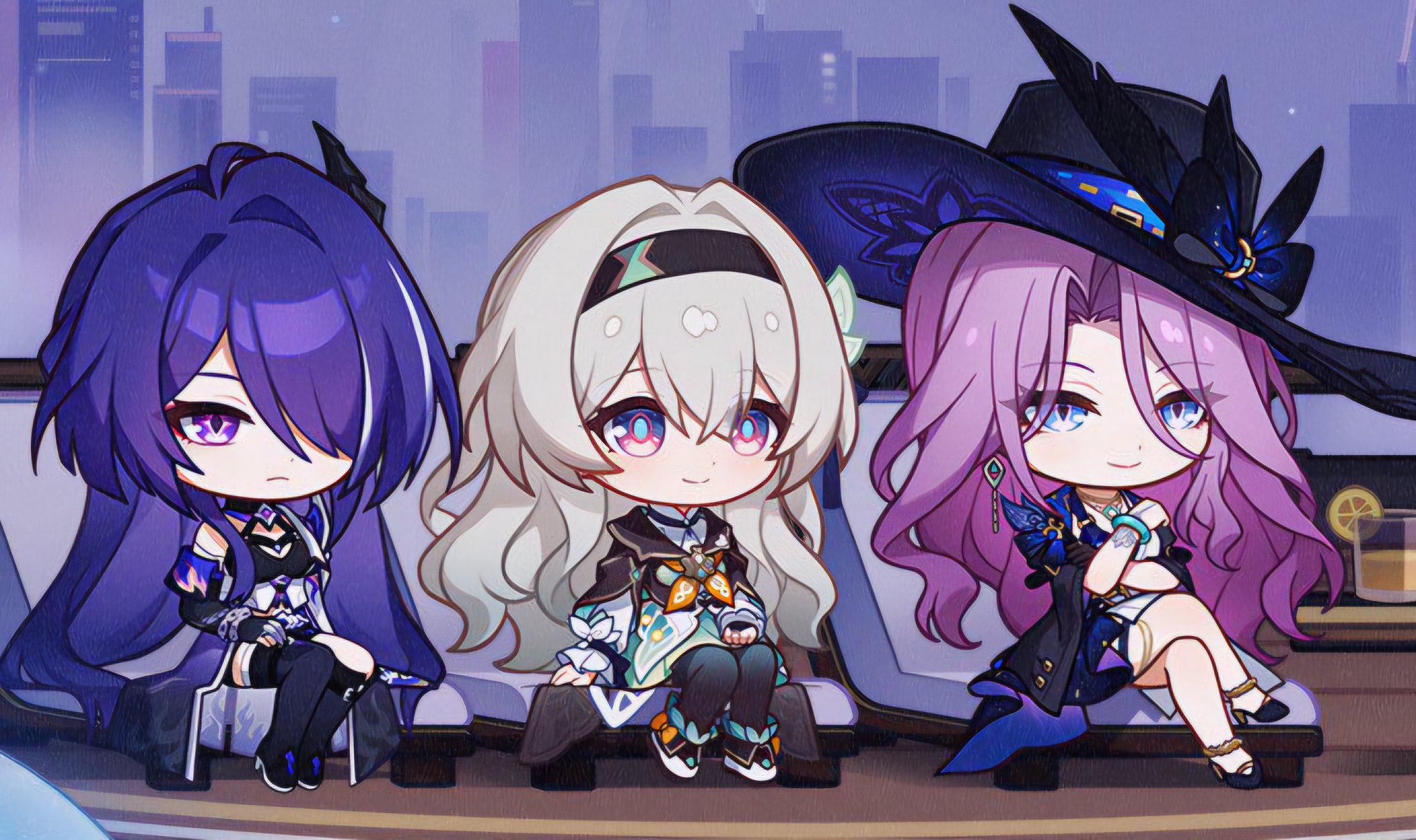 3 Chairde Chibi Chibi Baldur's Gate 3 Origin Characters Collection