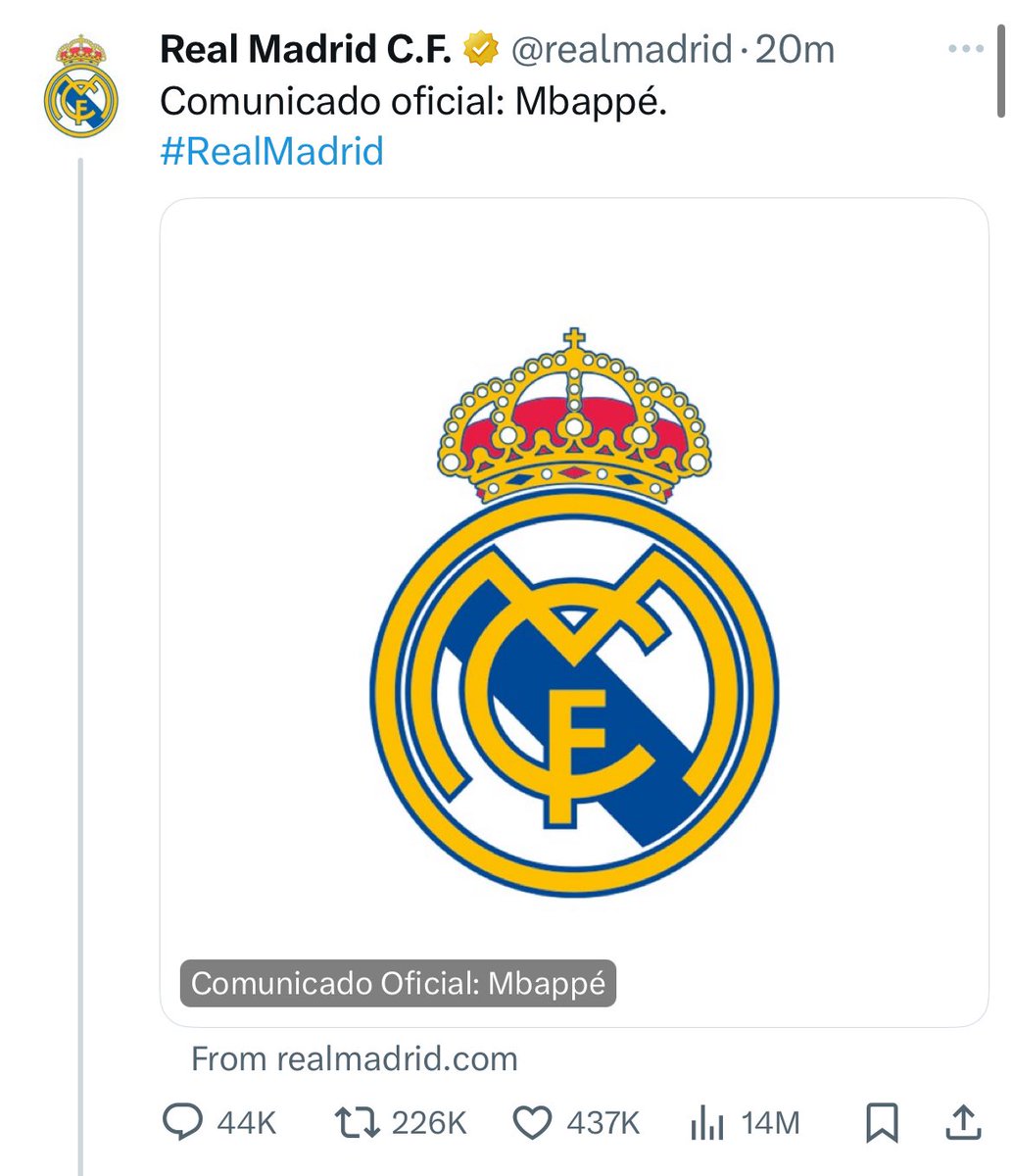 14M views and nearly 500K likes in the first 20 minutes… What the fuck ...