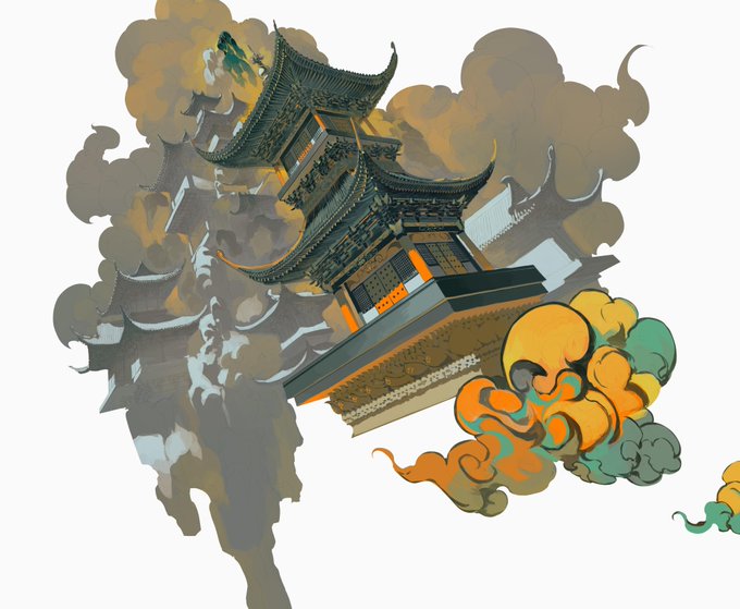 「eastern dragon simple background」 illustration images(Popular)