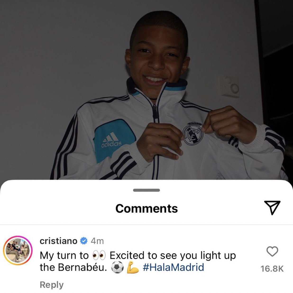 Cristiano Ronaldo Sends Message To Kylian Mbappe After Real Madrid