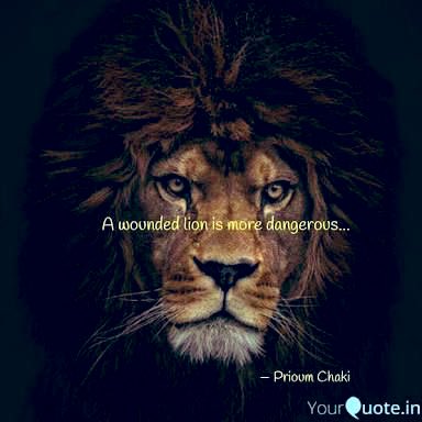 Wounded Lion Quotes