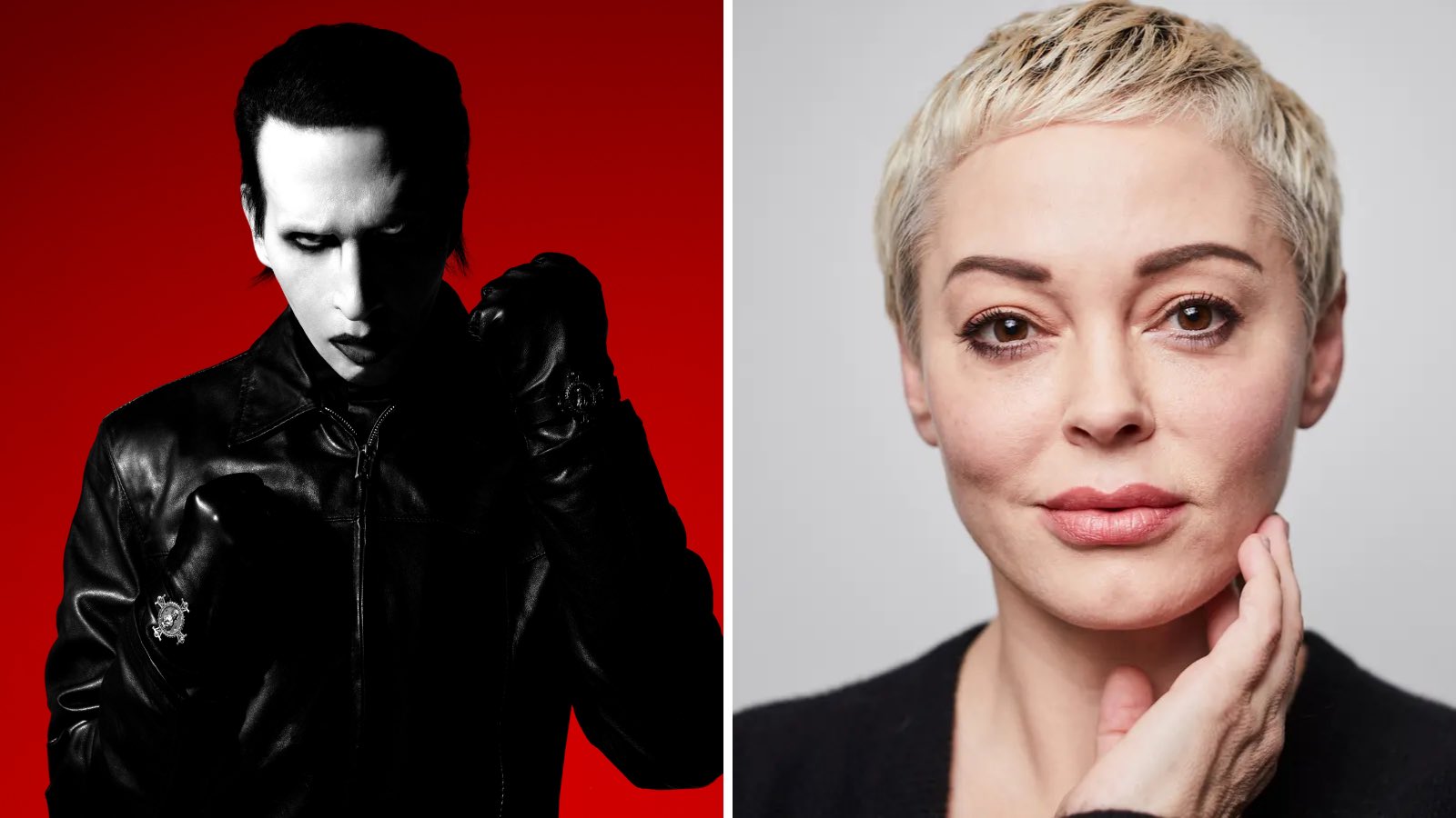 Marilyn Manson And Rose Mcgowan