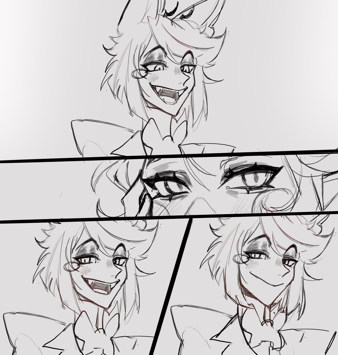 「im also sharing these sketches bcs i love how they turned ou」wiruの漫画