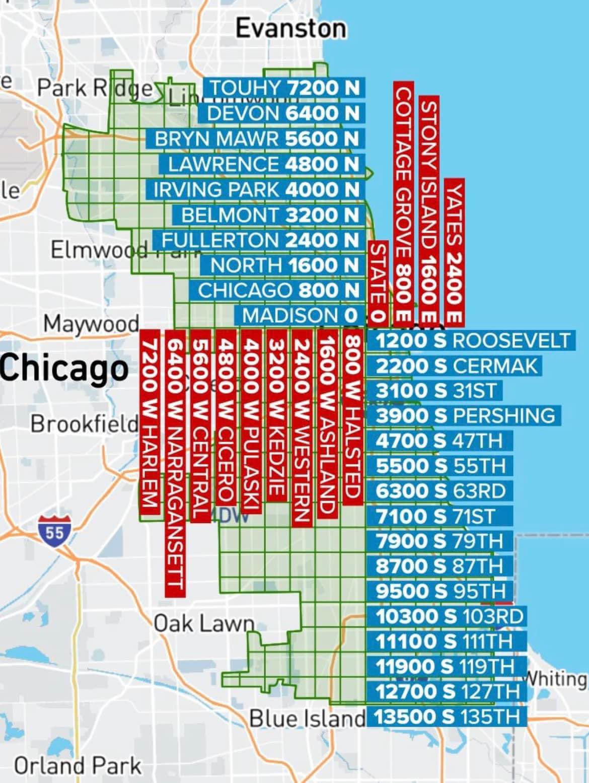 Chicago West End Map There Is One Map Of Chicago : R/chicago