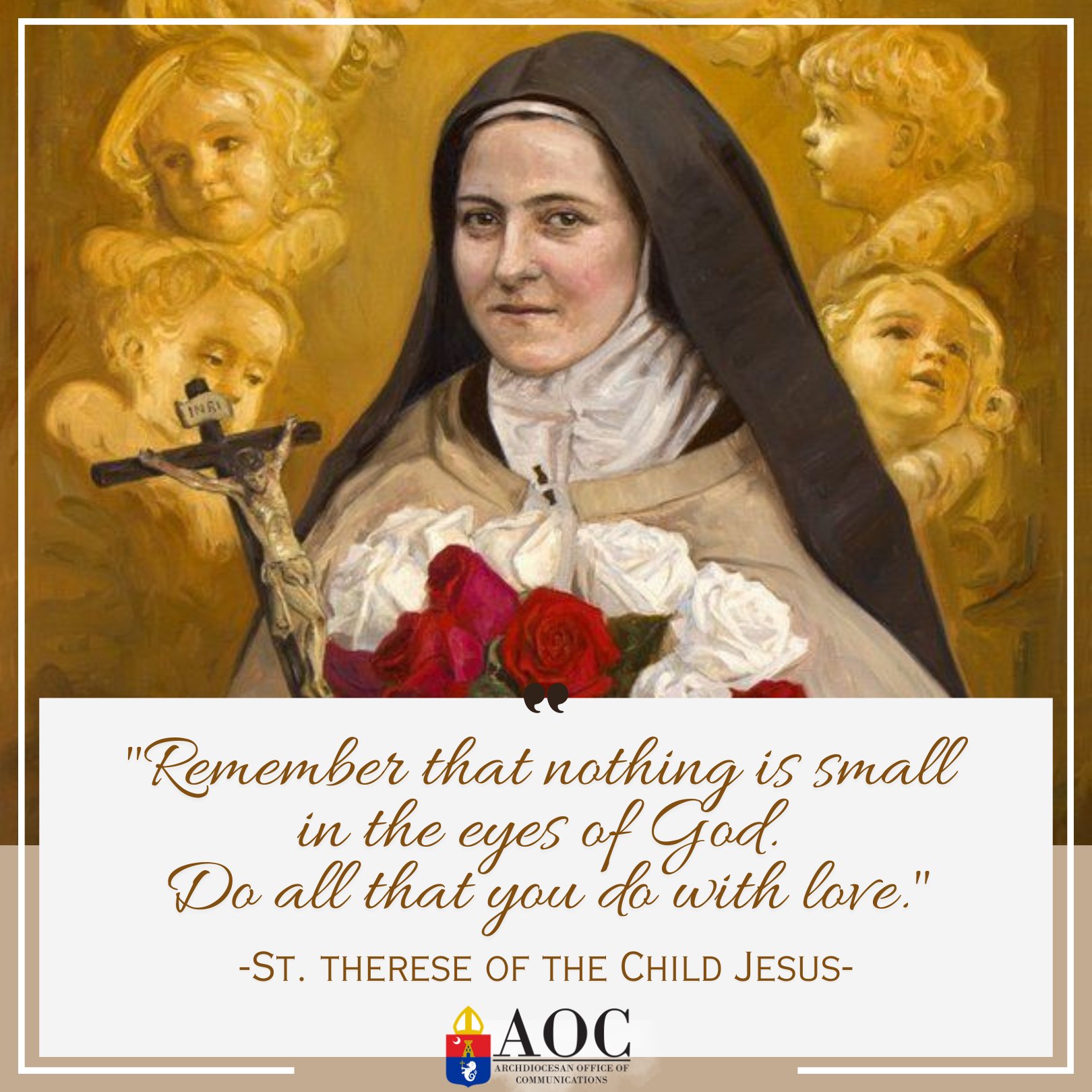 Saint Therese Of The Child Jesus Quotes St. Therese Of Lisieux Quote"
