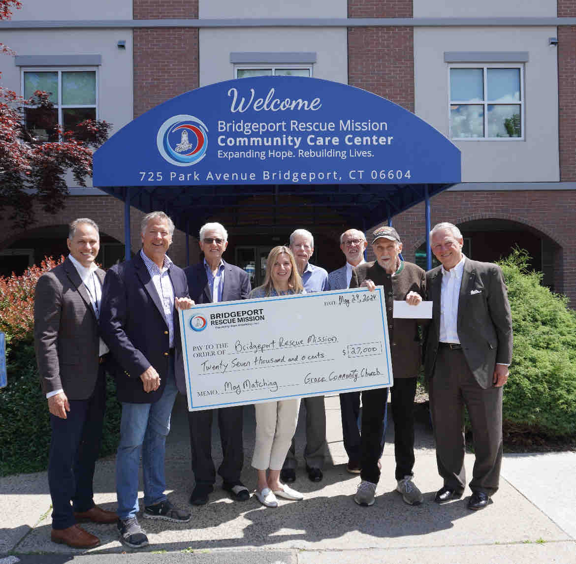 Bridgeport Rescue Mission Logo BRM Commercial Larry End Of Year