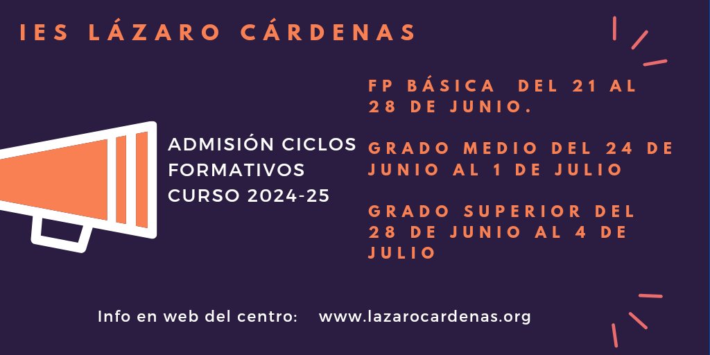 IES Lázaro Cárdenas (@IES_Lazaro) / Posts / X