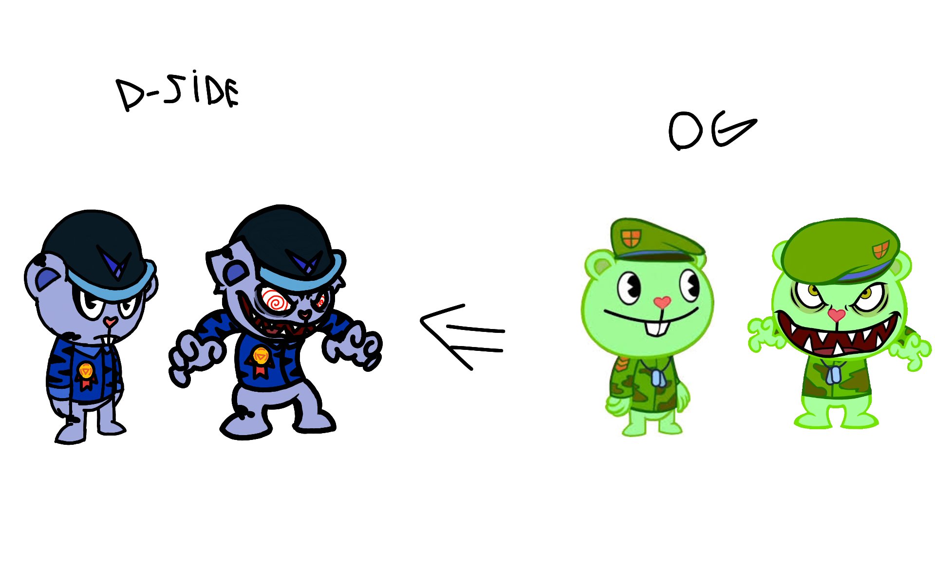 Fliqpy Happy Tree Fliqpy Retro Japanese Flippy Happy Tree Friends