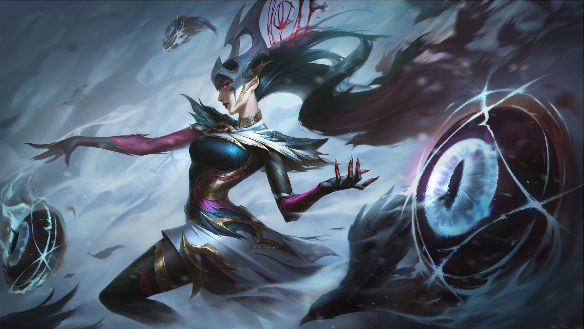 Syndra Splash Art Chinees League Of Legends To Receive 10 New Skins,