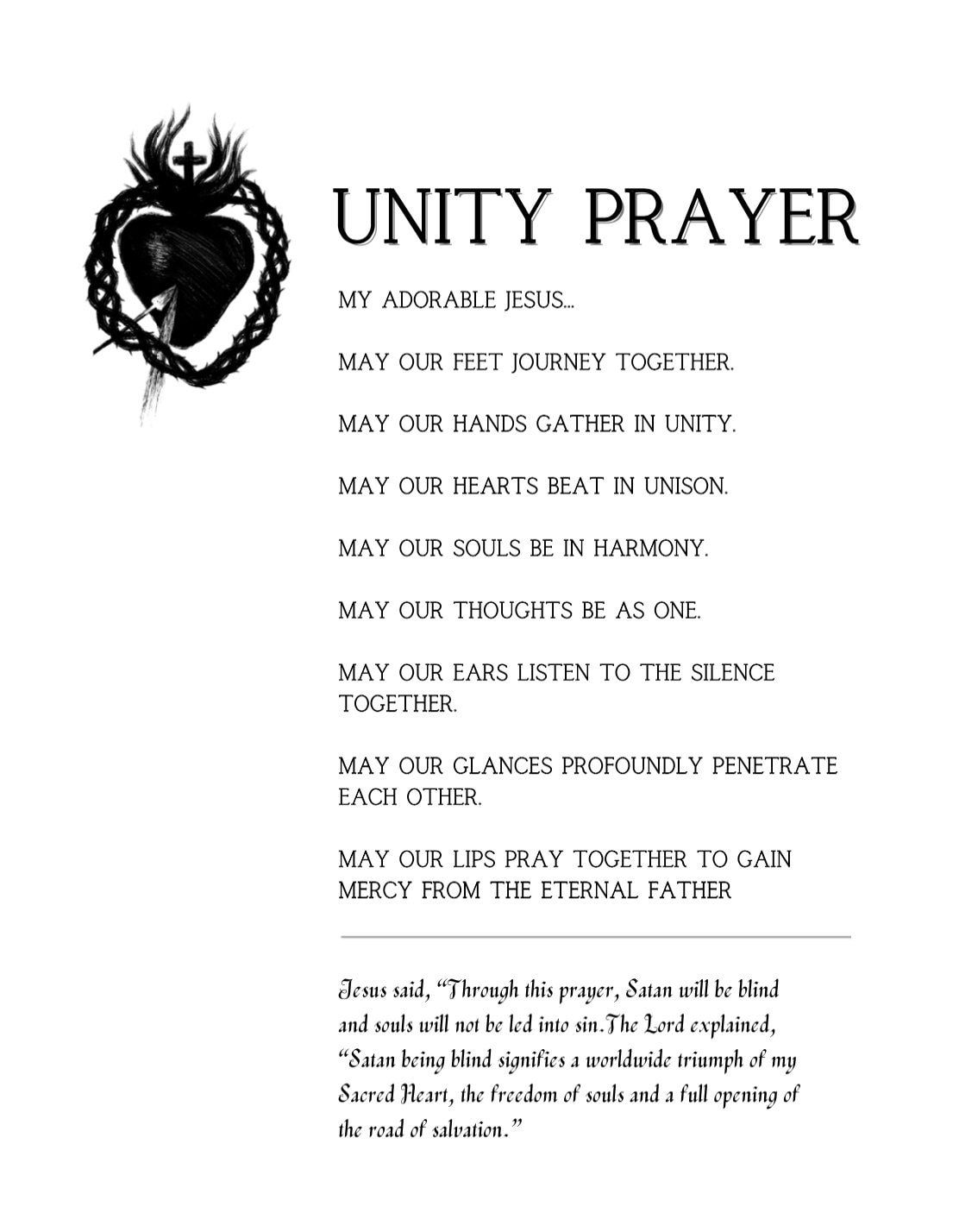 Unity Prayer Quotes 31 Powerful Prayers For Family Unity (with Free