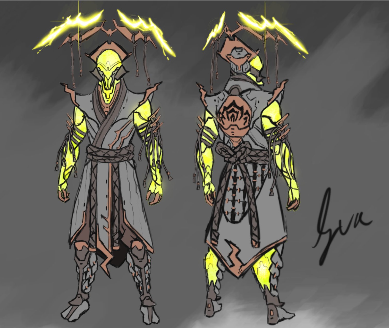 Warframe Volt Fan Art ArtStation Warframe Volt Prime