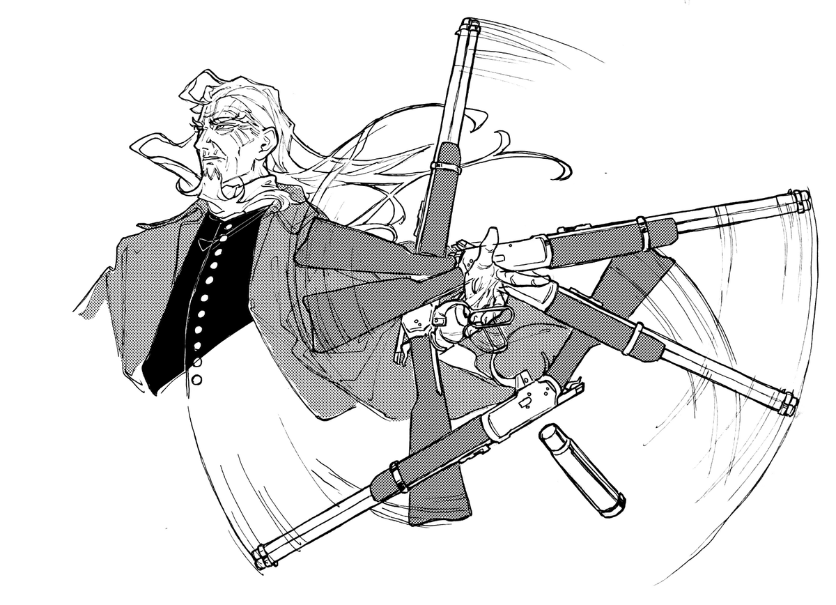 「ターミネーター2のスピンコックと3d仕組動画を114514回履修して少しは理解できたかも 」LULI@豊後国の老头嬷の漫画