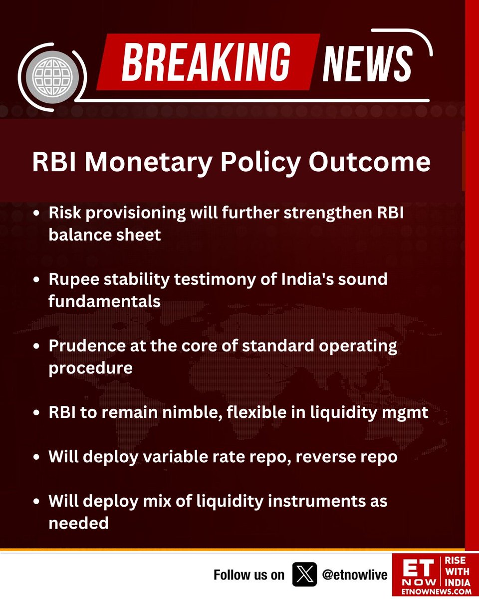 BREAKING NEWS | RBI Monetary Policy Outcome: RBI to take steps to ...