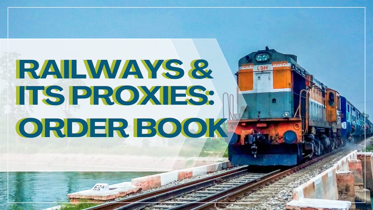 🚆Sector: Railways & its Proxies 🚆The Order Book status of 15 companies ...
