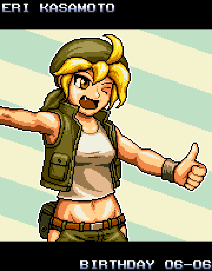 Eri Kasamoto 2416 Eri Kasamoto NSFW Metal Slug STL 3D Print Files