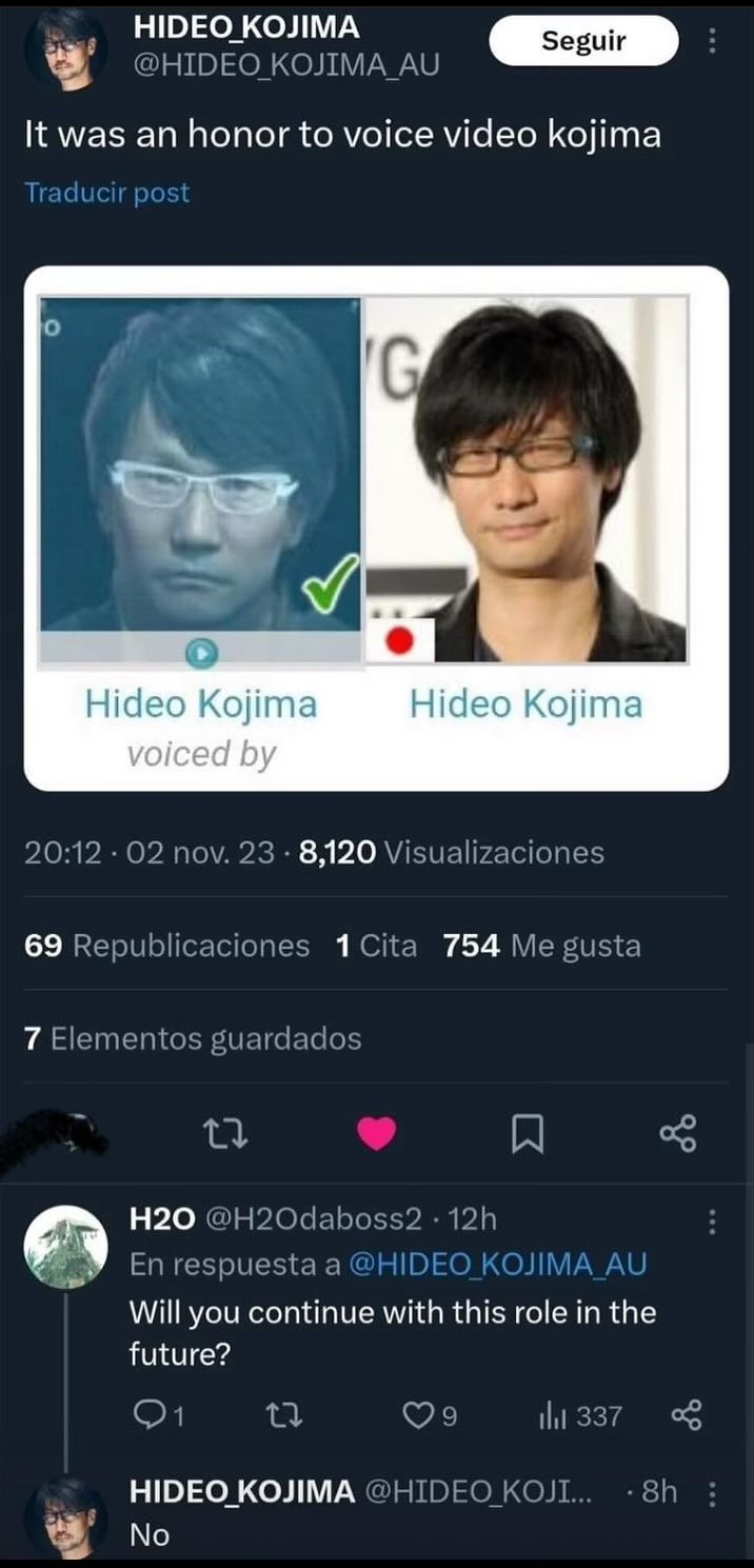 Kojima Twitter