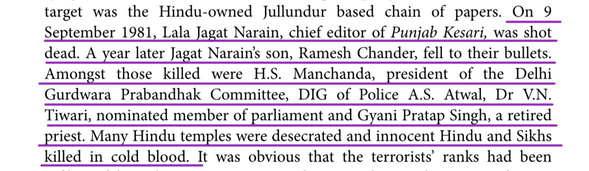 THREAD 🧵 HINDU GENOCIDE BY KHALISTANIS BEFORE 1984 OPERATION BLUESTAR A ...