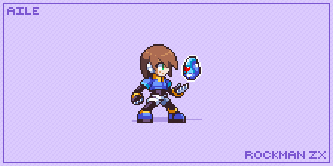 Megaman Zx Aile Sprites