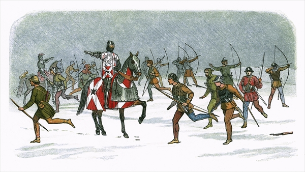 Amidst howling winds, sleet and snow on March 29th 1461 near Towton in ...