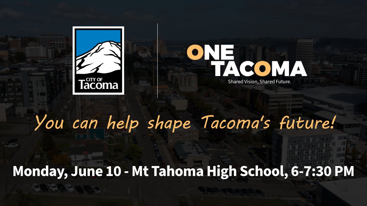 City Of Tacoma Logo Tacoma Washington USA Flag Unique Design Print