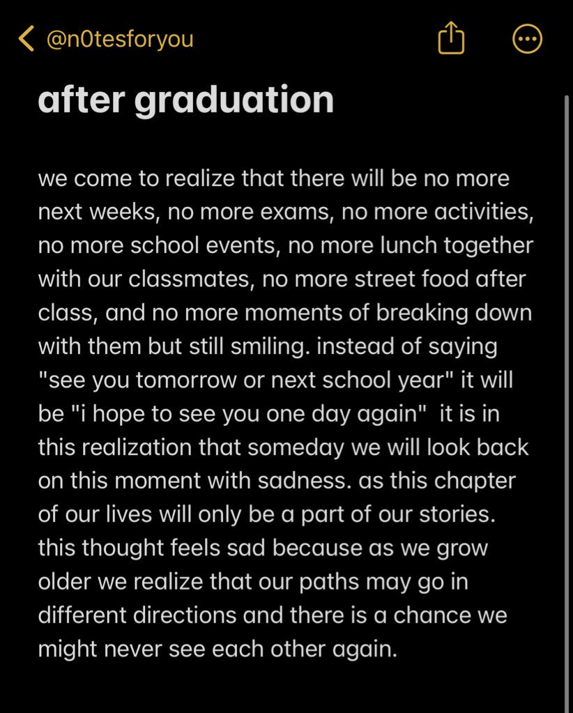 Sad Graduating High School Quotes
