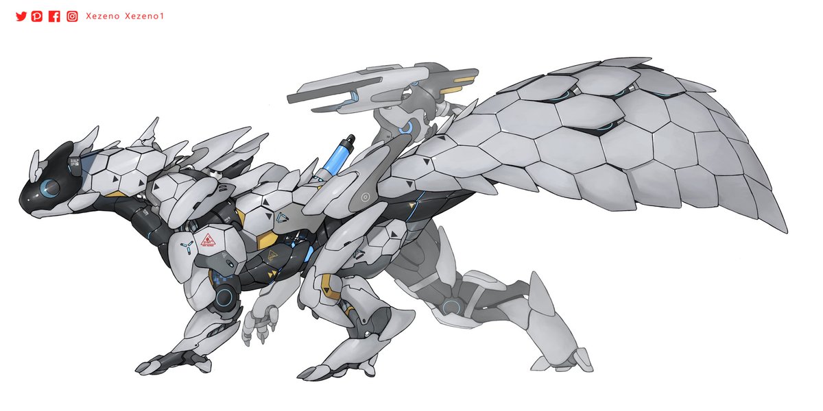 「Mecha Monster Hunter 」|Marcus Hiiのイラスト