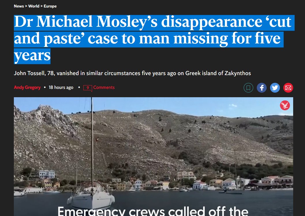 Here's another story the British media are suddenly in lockstep with ...