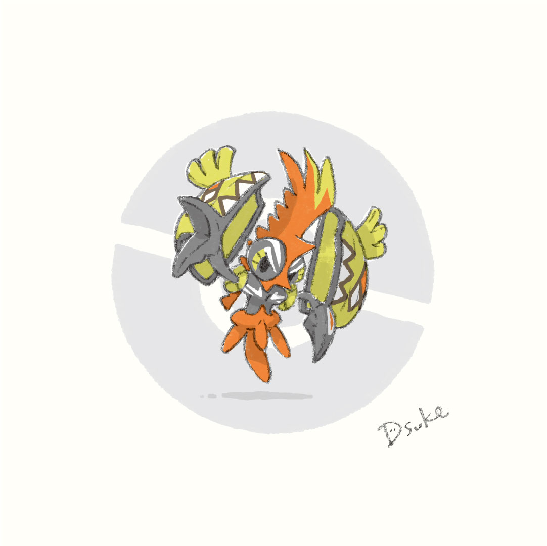 ポケモン「No.0785 カプ・コケコ#ポケモン #pokemon #fanart 」|Dsuke ゆるイラストのイラスト