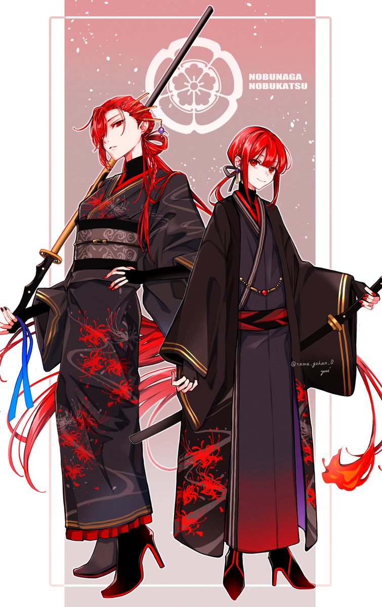 FGO「ノッブとカッツの幻覚#FGO 」|yuiのイラスト