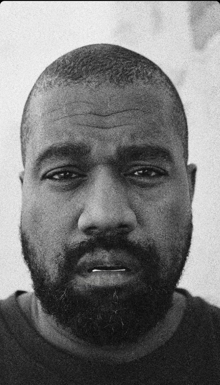 Kanye West Face Black And White On 'Table Seats' And