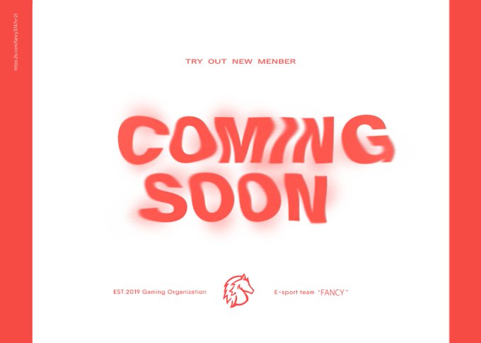 FANCY 新メンバー coming Soon 19;00 🔔＆look👀 please🌸