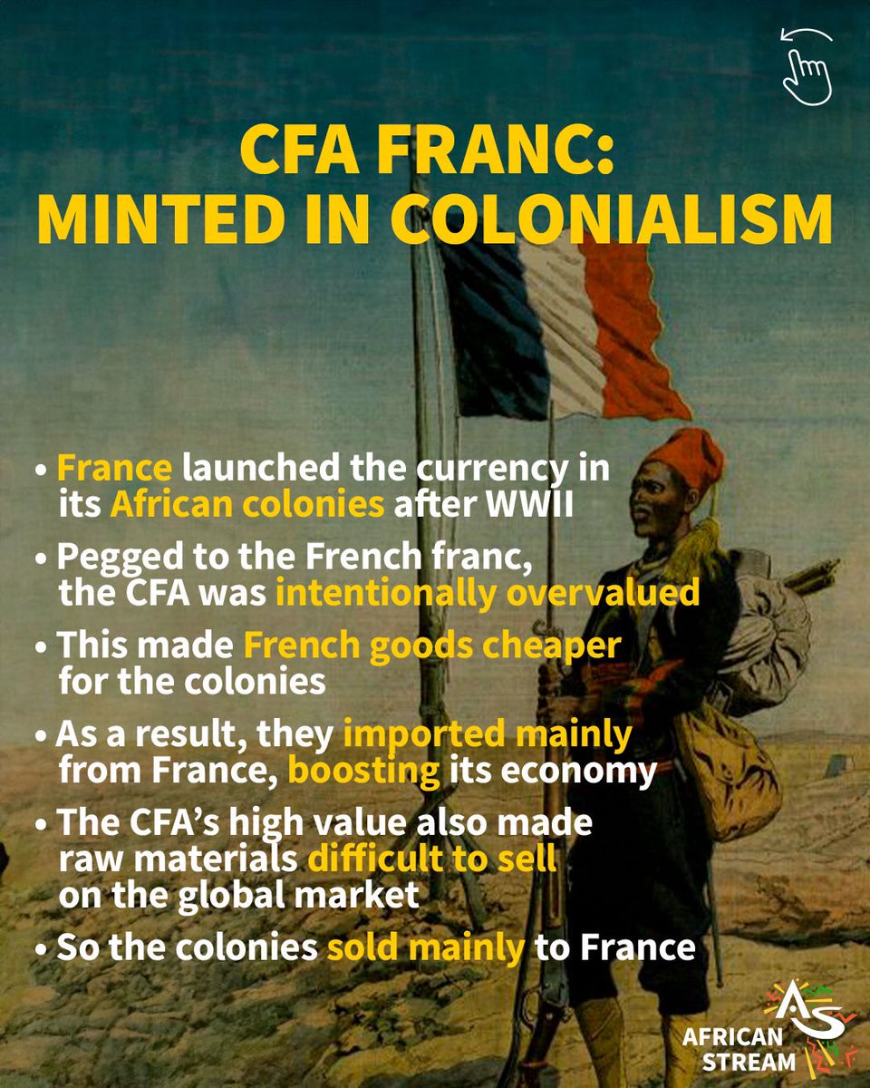 Ever more people are becoming aware of how France economically exploits ...