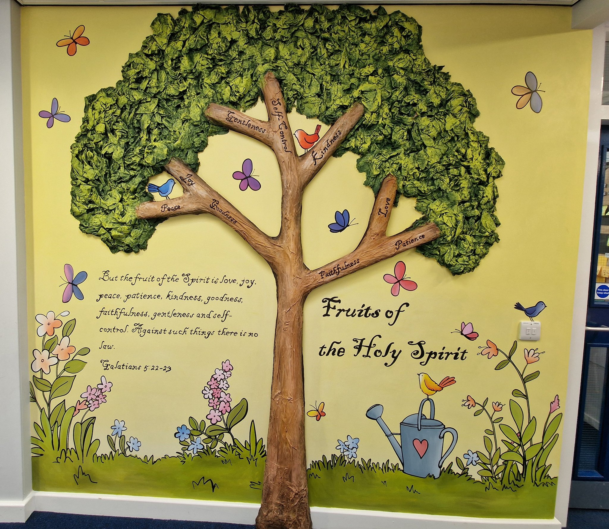 Fruits Of The Holy Spirit Tree Fruit Of The Spirit Tree Openclipart