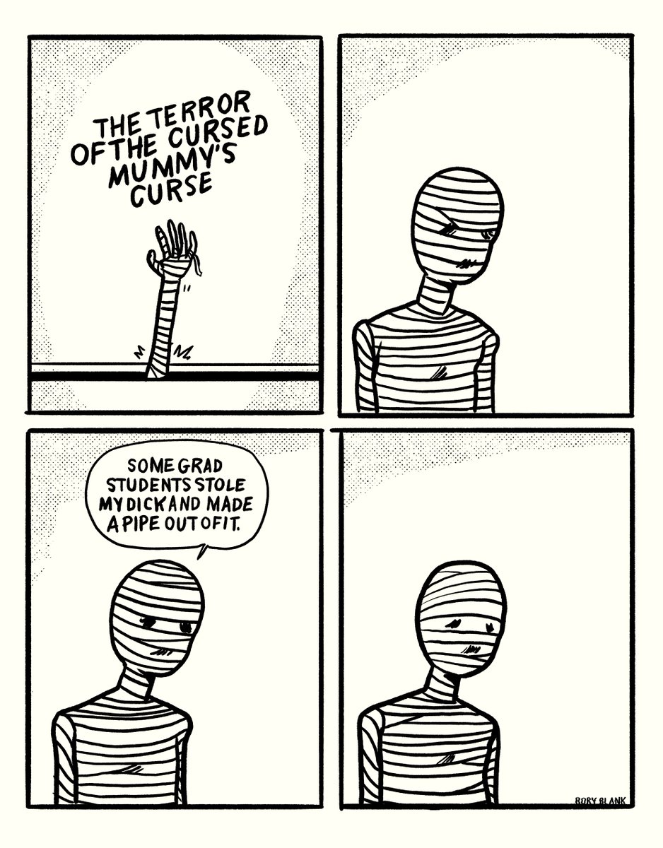 「Terror of The Cursed Mummy's Curse 」Rory Blankの漫画