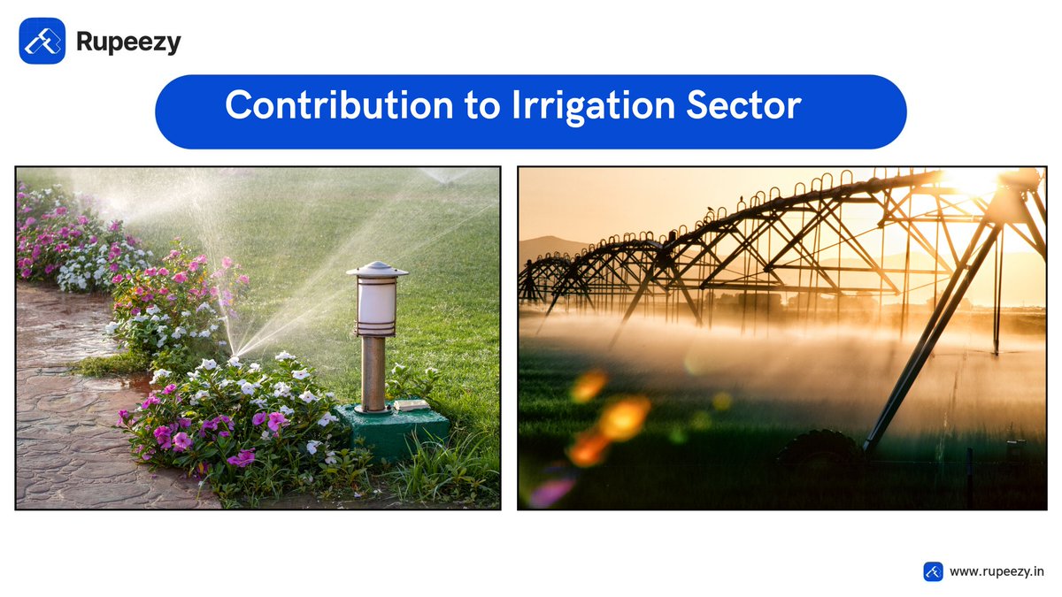 🌟 Sector : Irrigation ⭐India boasts the world's largest irrigated crop ...