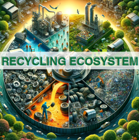 🌎Recycling Ecosystem: Transforming Waste into a sustainable future ♻ ...